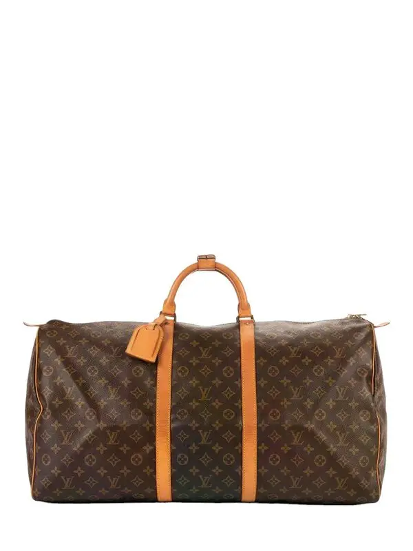 LOUIS VUITTON Monogram-patterned Duffle Bag - Brown