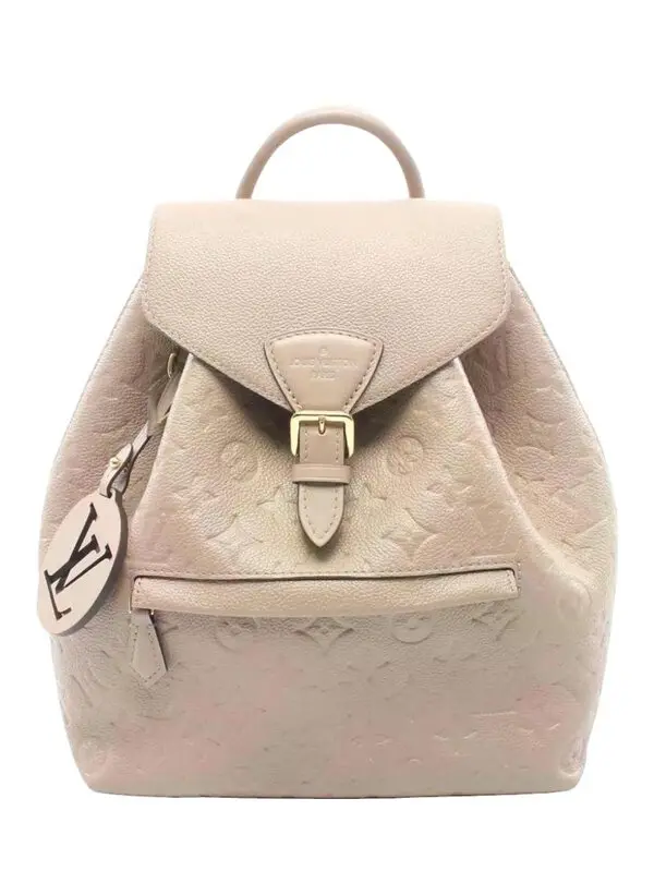 LOUIS VUITTON 2020 Monogram Empreinte Montsouris Pm Backpack - Brown