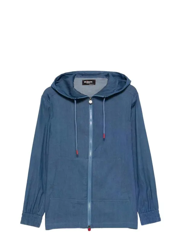 Kiton Zip-fastening Jacket - Blue