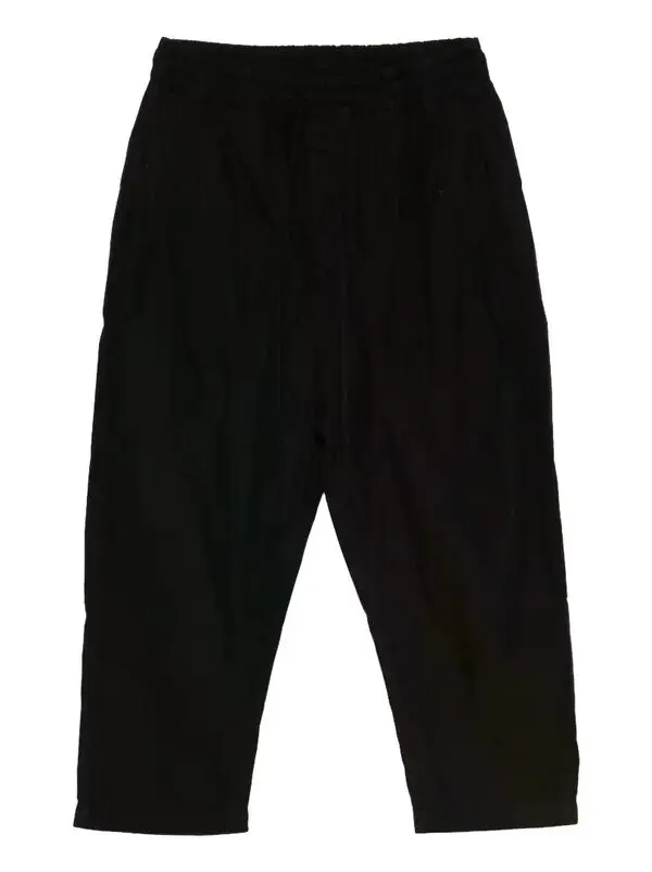 THOM KROM Drawstring Trousers - Black