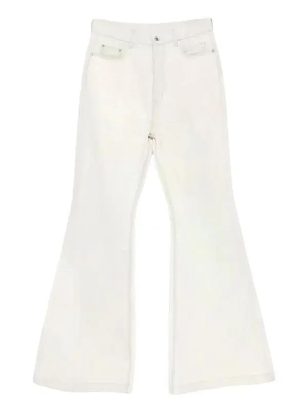 Rick Owens Bolan Bootcut Denim Jeans - Neutrals