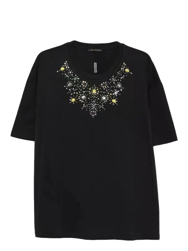 Marina Rinaldi Embellished T-shirt - Black