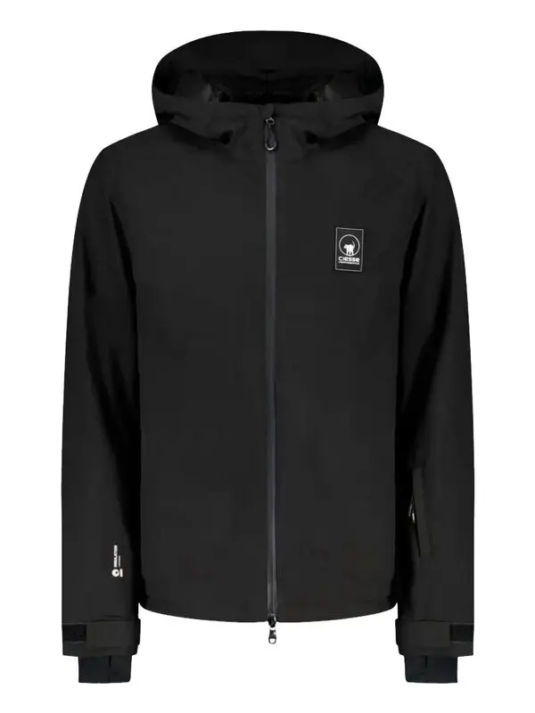 CIESSE PIUMINI Logo-detail Hooded Jacket - Black