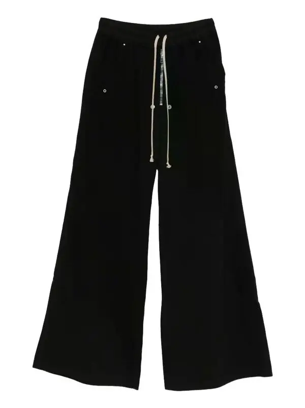 Rick Owens Drawstring Wide-leg Trousers - Black