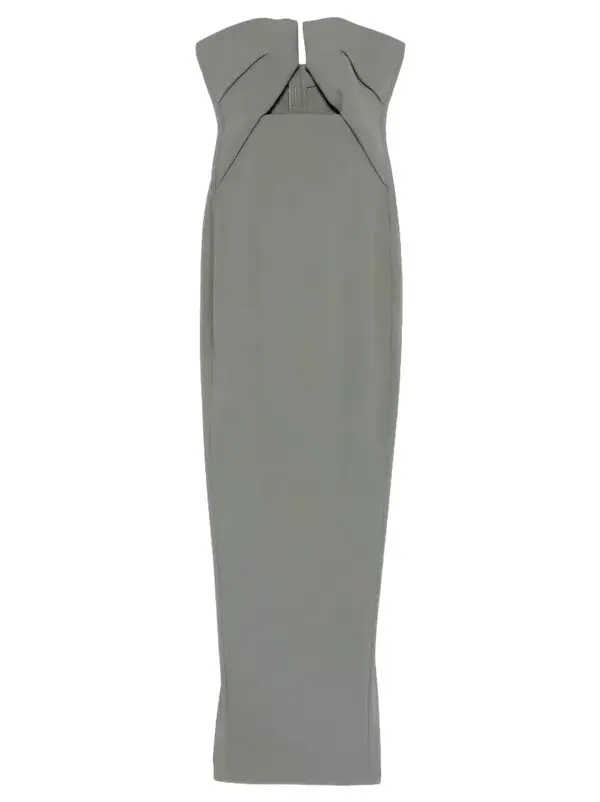 Rick Owens Cutout Maxi Dress - Grey