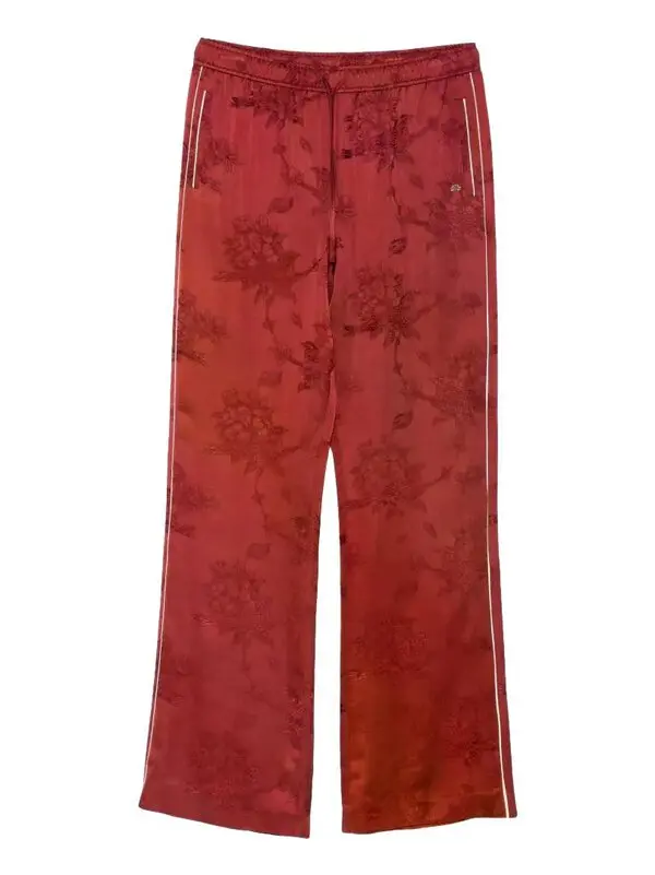 Amiri Floral Jacquard Trousers - Red