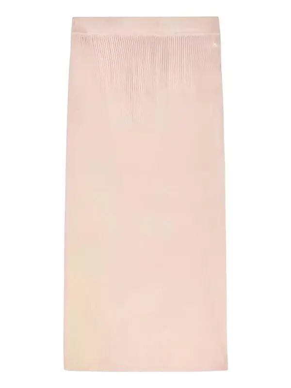 Armani Exchange Knitted Midi Skirt - Neutrals