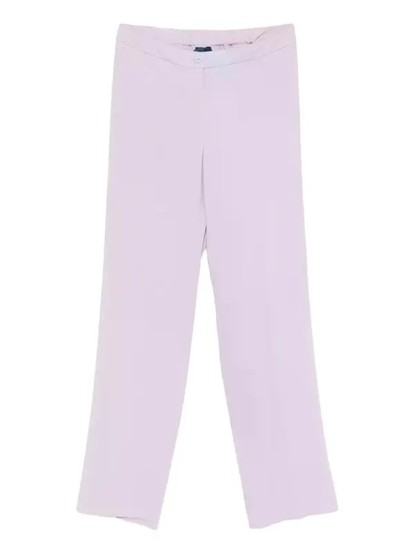 Marina Rinaldi Button Trousers - Purple