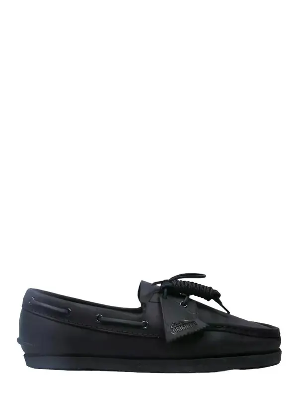 Clarks Lace-up Boat Shoes - Black