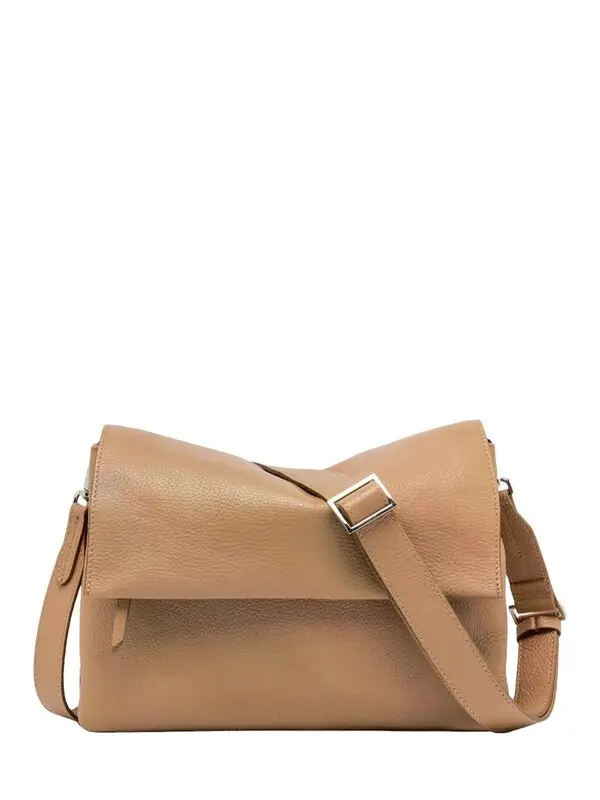 GIANNI CHIARINI Medium Three Flap Shoulder Bag - Neutrals