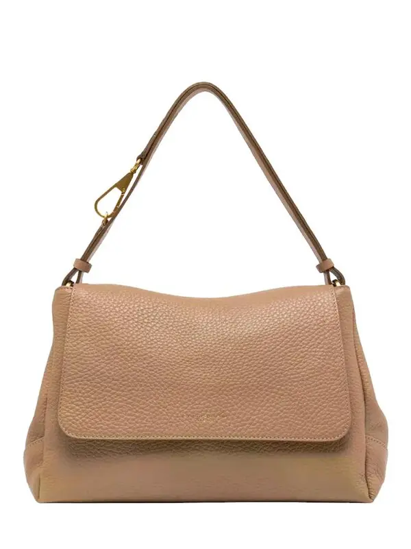 GIANNI CHIARINI Cecile Top-flap Shoulder Bag - Neutrals