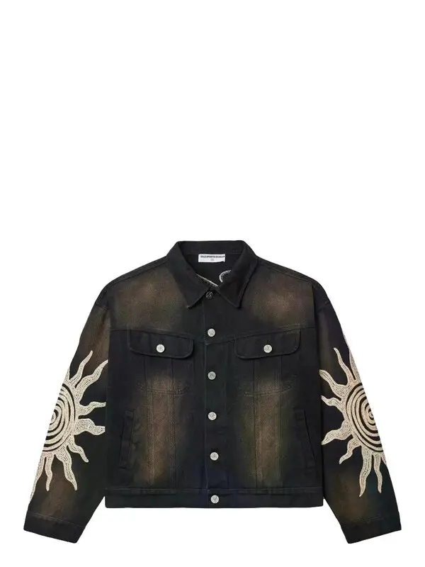 VALE FOREVER Sun Embroidered Jacket - Black