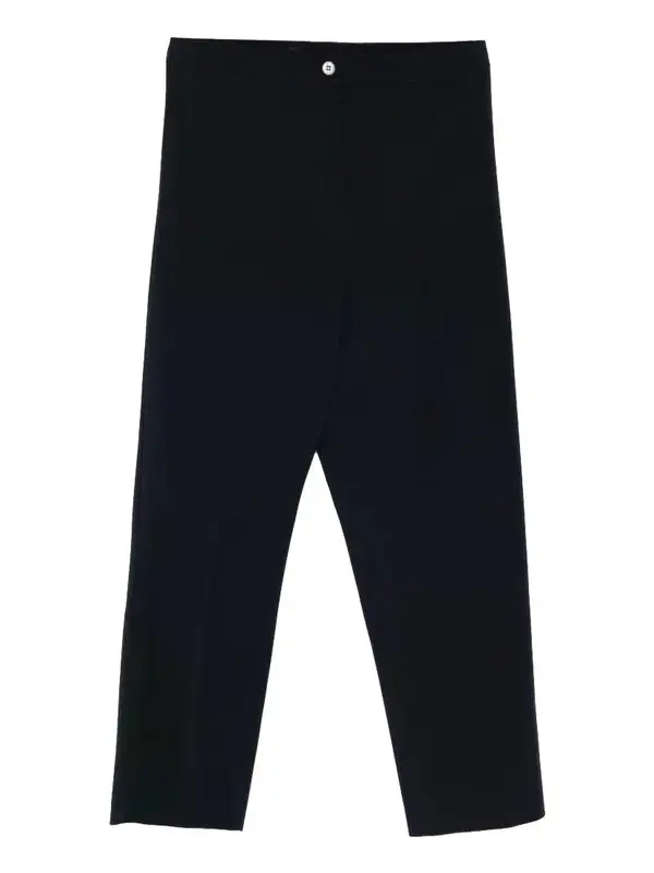 Marina Rinaldi Button Trousers - Black
