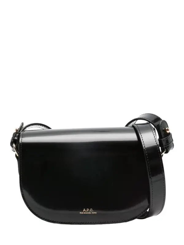 A.p.c. Leather Shoulder Bag - Black