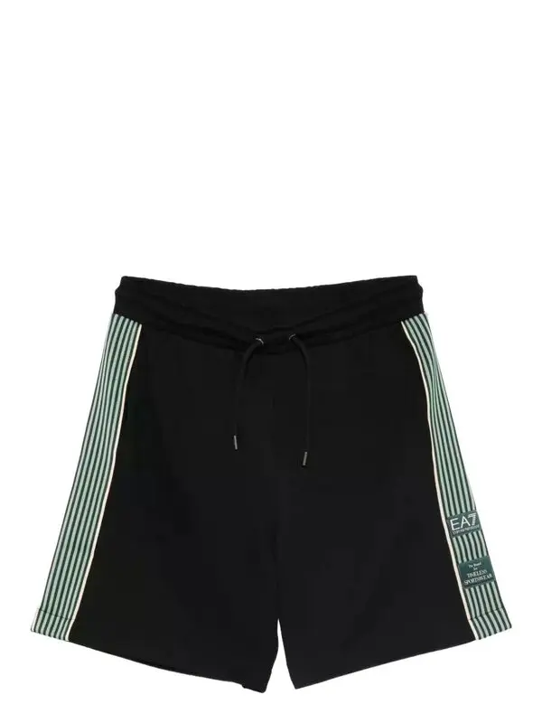 Emporio Armani Drawstring-fastening Track Shorts - Black