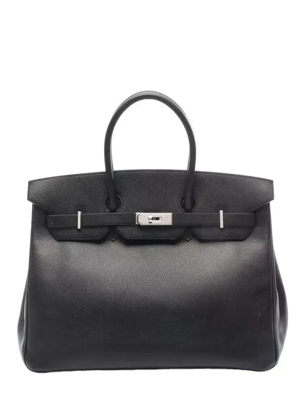 Hermès 2007 Epsom Birkin 35 Handbag - Black