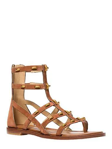 Michael Kors Noa Studded Gladiator Sandal - Brown