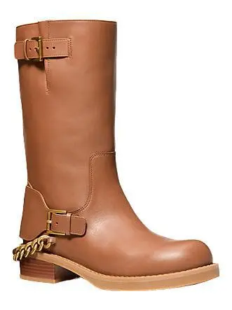 Michael Kors Cayden Leather Boot - Brown