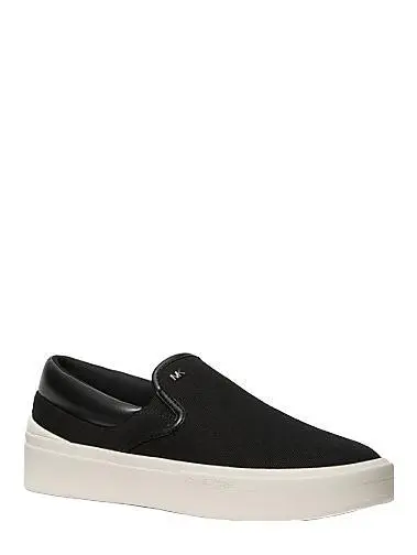 Michael Kors Eddie Canvas Slip-on Sneakers - Black