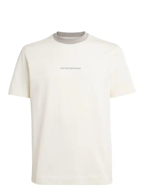 Emporio Armani Cotton Logo T-shirt - White