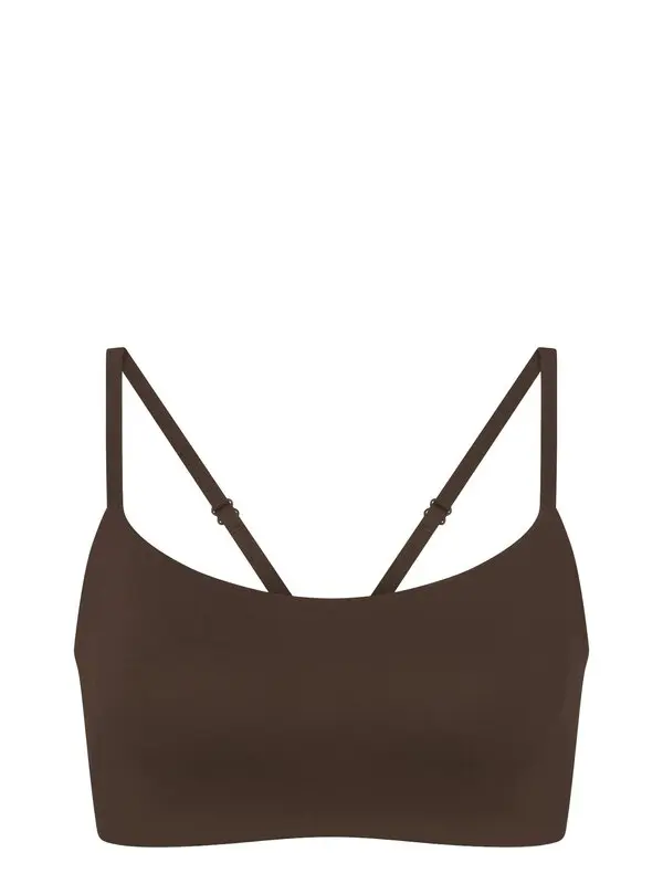 SKIMS Contour Cami Top Bra | Deep Neutral | | Nike Matte - Dark Sepia