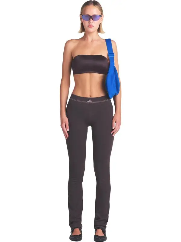 SKIMS 34" Straight Legging | Deep Neutral | Medium | Nike Ribbed Seamless - Phoenix