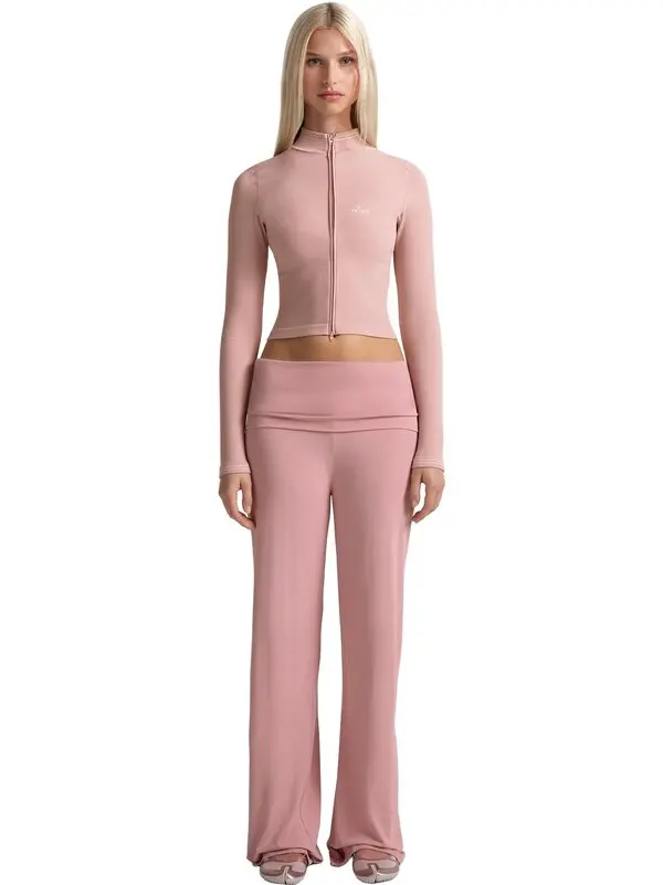 SKIMS Foldover Wide Leg Pants - Himalayan