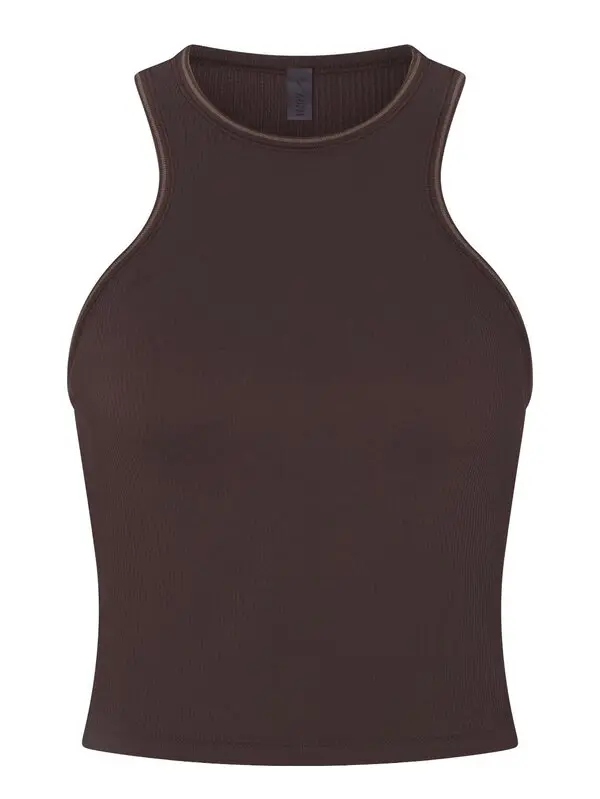 SKIMS Racer Front Tank Top - Phoenix/truffle