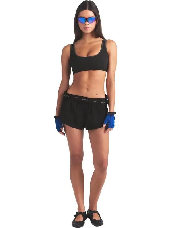 SKIMS Micro Scoop Bra | Black | | Nike Ribbed Seamless - Obsidian