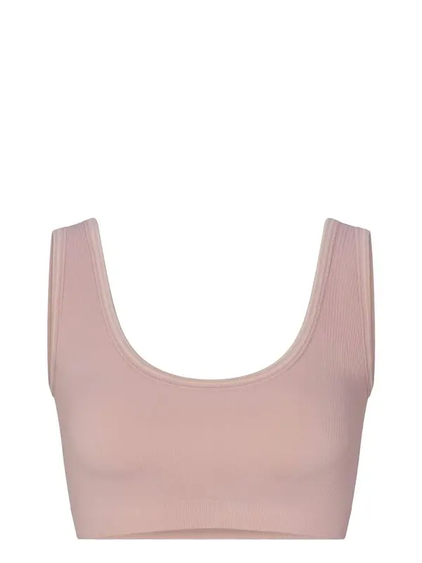 SKIMS Scoop Bra Himalayan | Pink | | Nike Ribbed Seamless - Himalayan/ecru