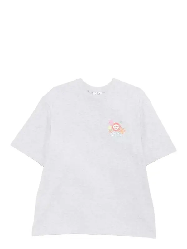 Casablanca Logo-print T-shirt - Grey