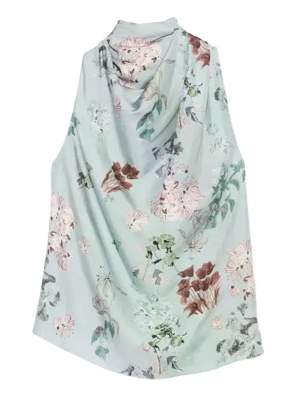 Altuzarra Floral-print Blouse - Blue