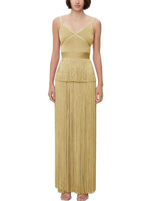 Herve Leger The Holly Gown - Met Gold