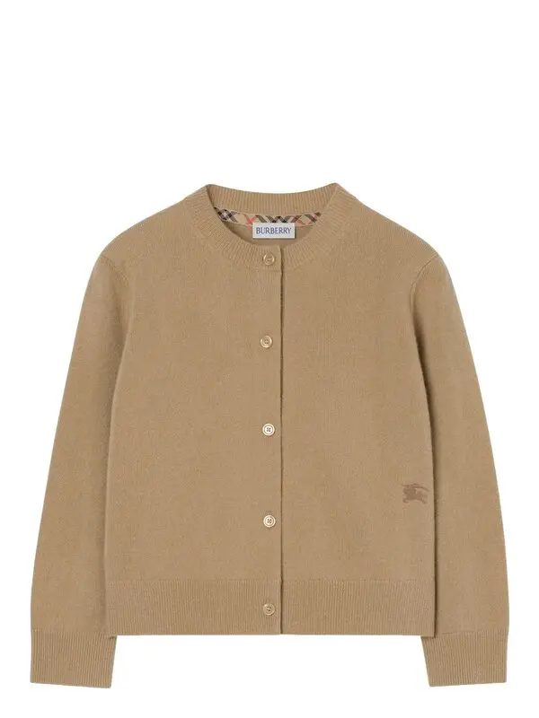 Burberry Cashmere Cardigan - Flax Beige