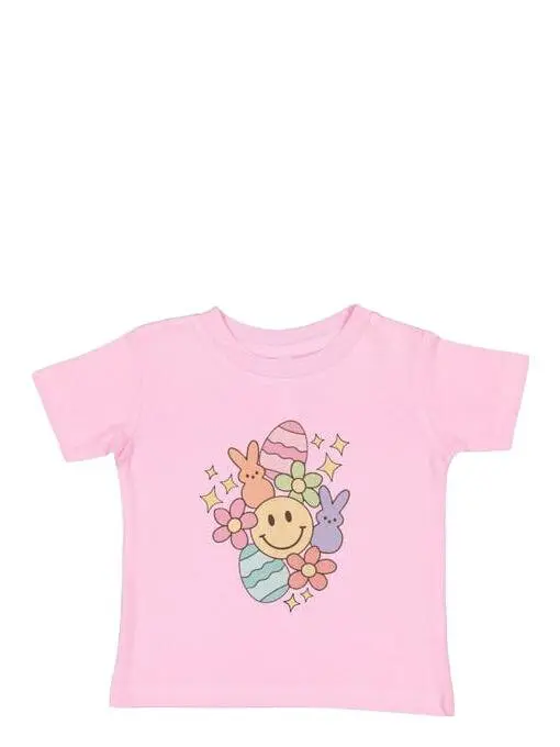 SWEET WINK Easter Doodle Short Sleeve T-shirt - Pink