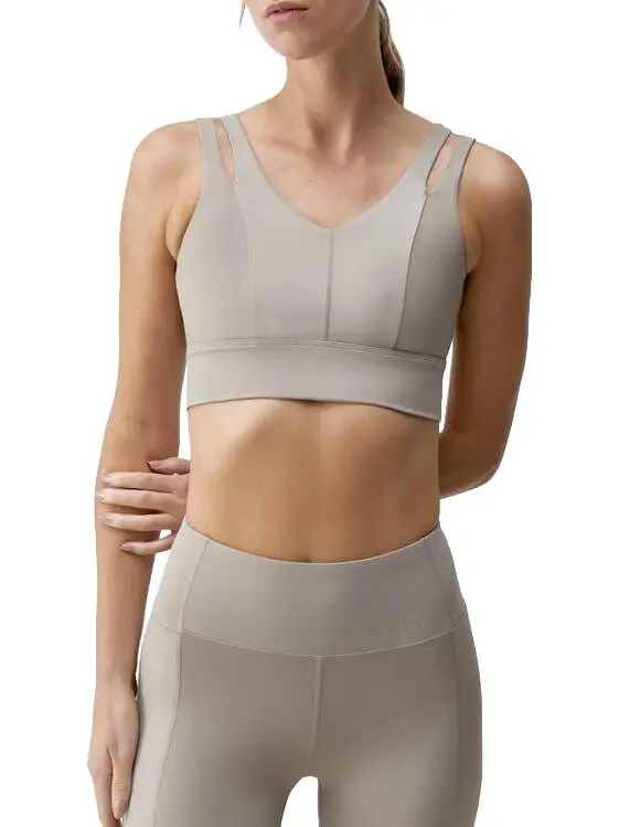 BORN LIVING YOGA Medium Support Performance Sport Top - Grain