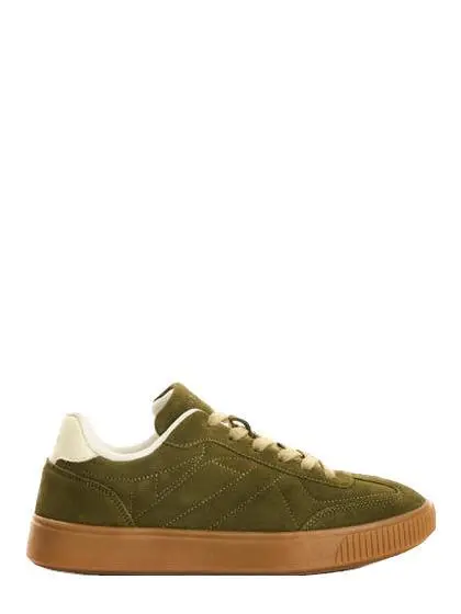 VELEZ Ground 2 Suede Leather Sneakers - Green