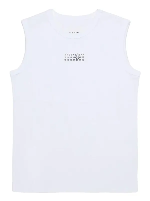 MAISON MARGIELA Tops With Logo - White