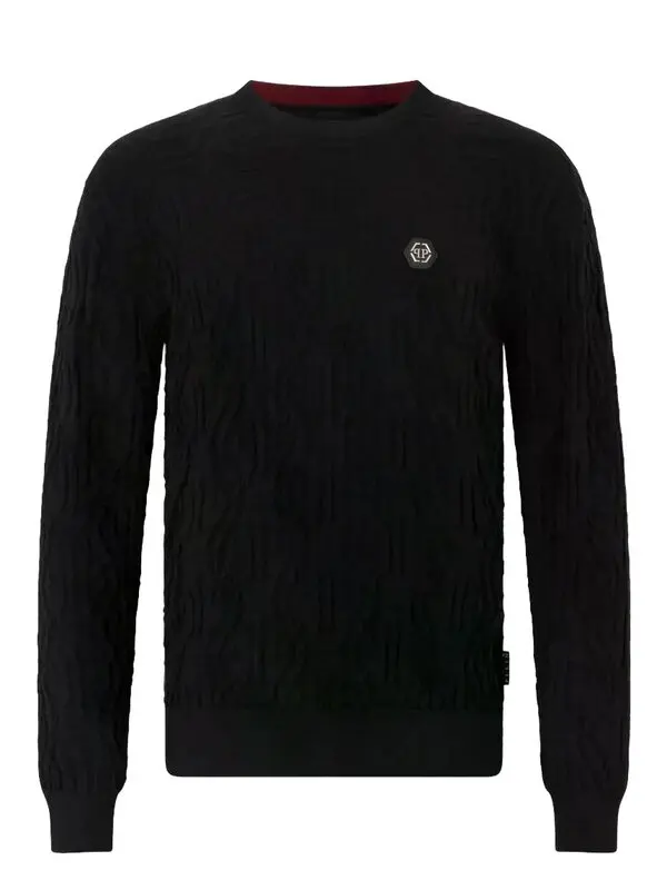 Philipp Plein Round-neck Sweater - Black