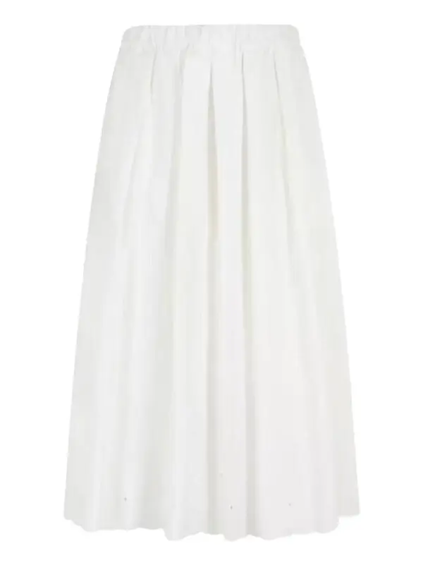 Max Mara Pio Midi Skirt - White