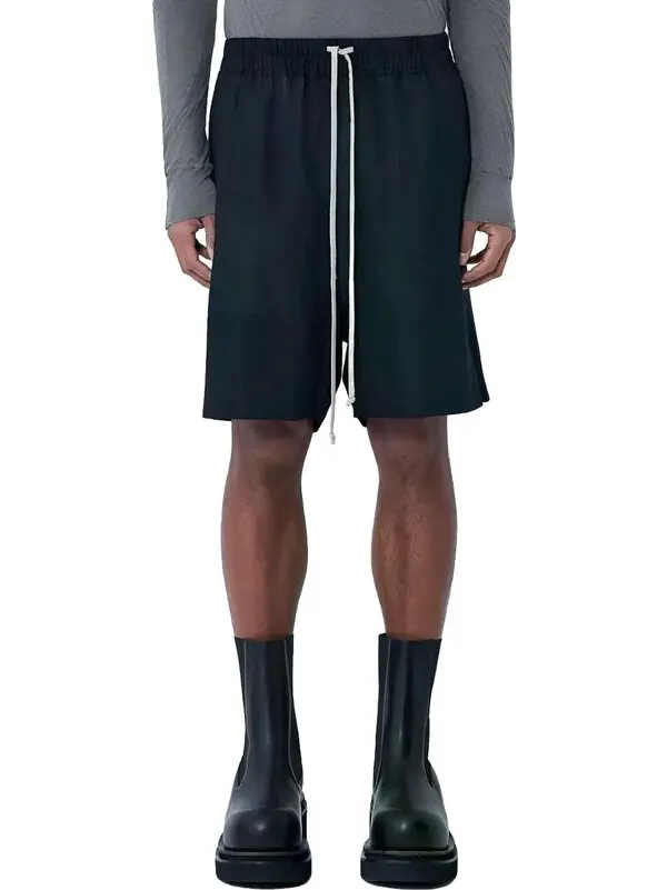 Rick Owens Elasticated Drawstring Shorts - Black
