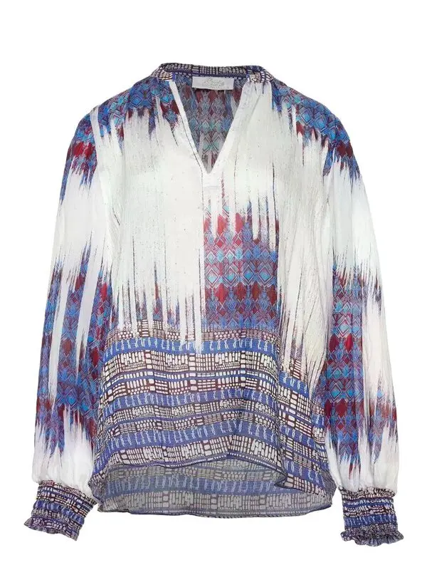 Devotion Boheme Print Blouse - Neutrals