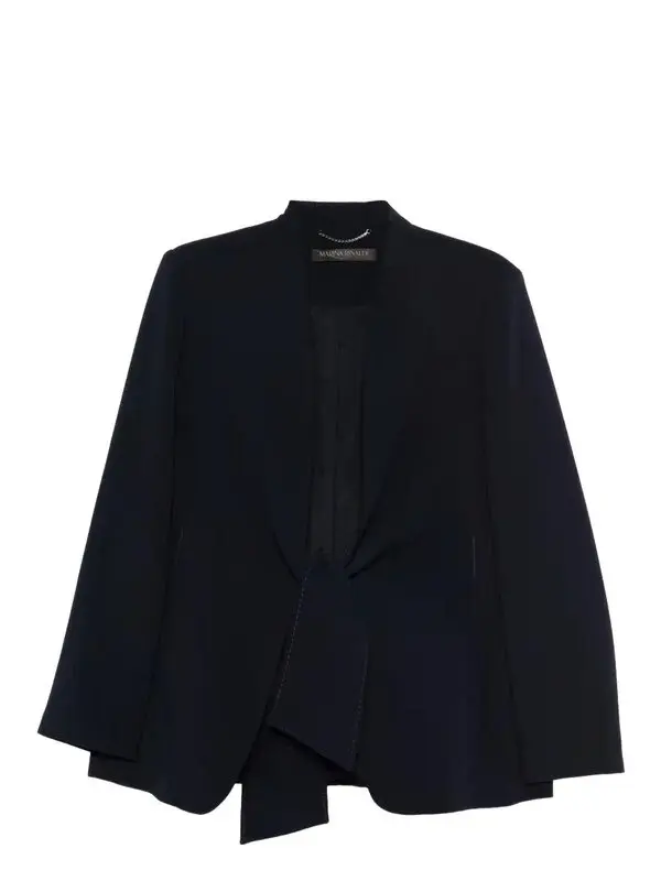 Marina Rinaldi Knot-detail Jacket - Black