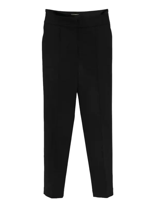 MITILIANE COUTURE Double Front Opening Trousers - Black