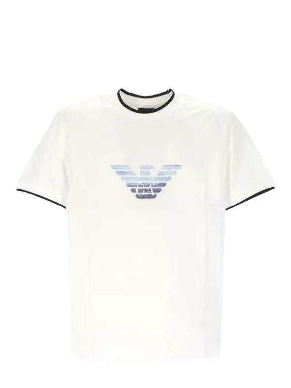 Emporio Armani Logo-detail T-shirt - White