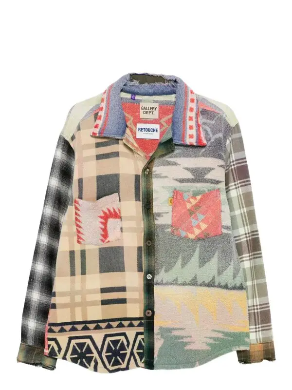 GALLERY DEPT. Patchwork Shirt - Neutrals