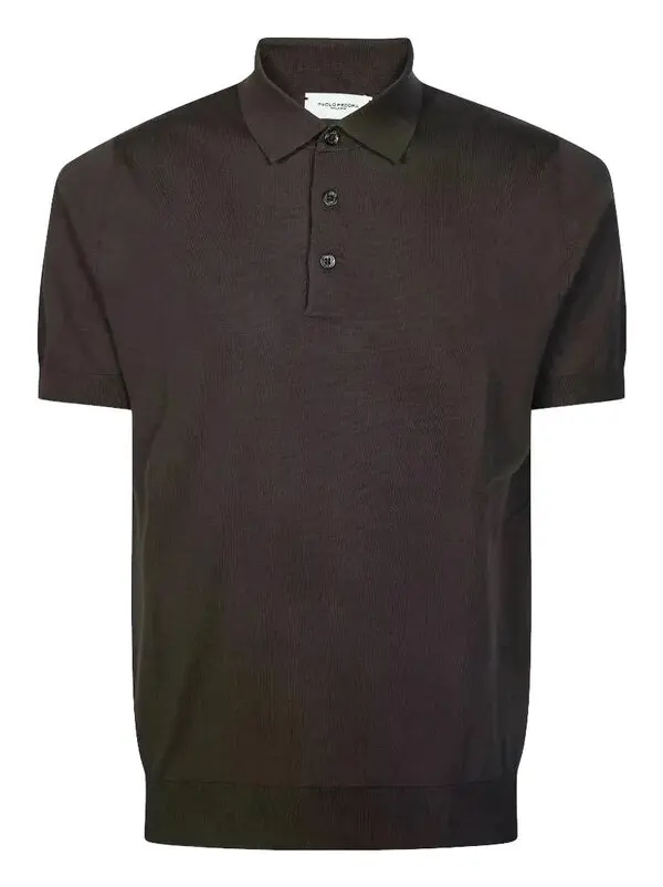 PAOLO PECORA Short-sleeves Polo Shirt - Brown