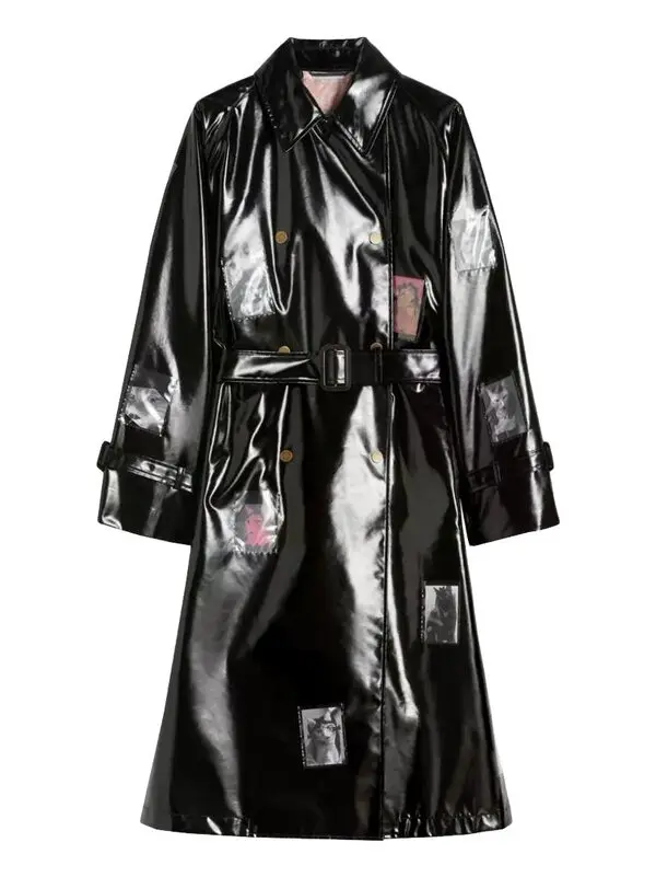 Max Mara Belted Trench Coat - Black