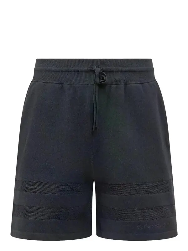 Givenchy Striped Drawstring Shorts - Blue
