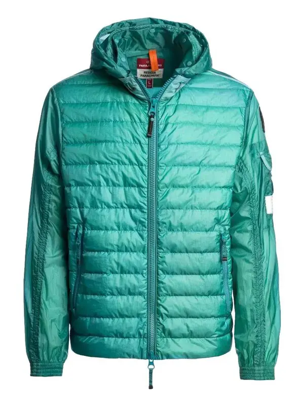 PARAJUMPERS Hooded Quilted Jacket - Green
